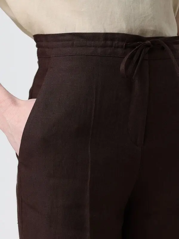 COLMAR Linen Palazzo Pants - Dark