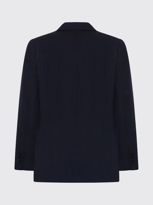 LARDINI Single-breasted Wool Blend Blazer