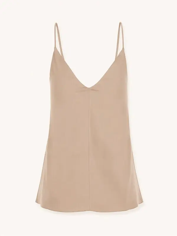 Brunello Cucinelli Silk Top - Sand