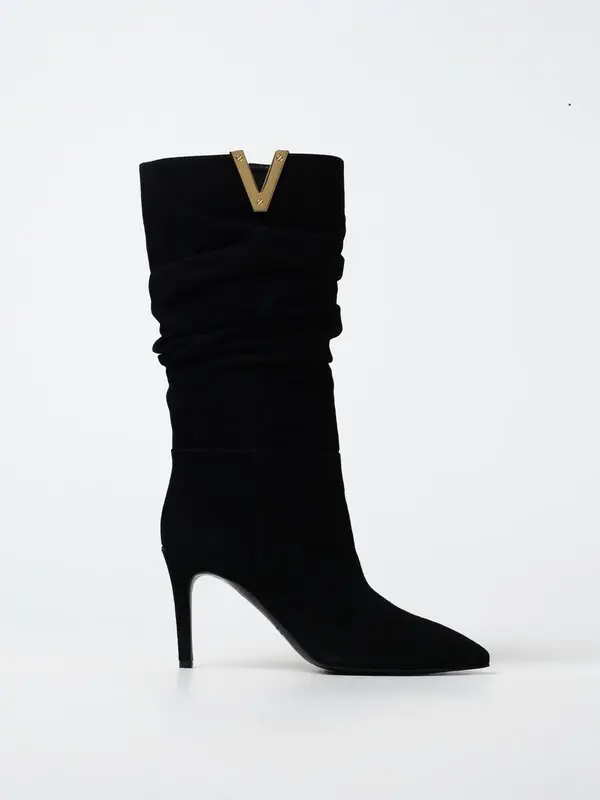 VIA ROMA 15 Ruched High Heel Boots