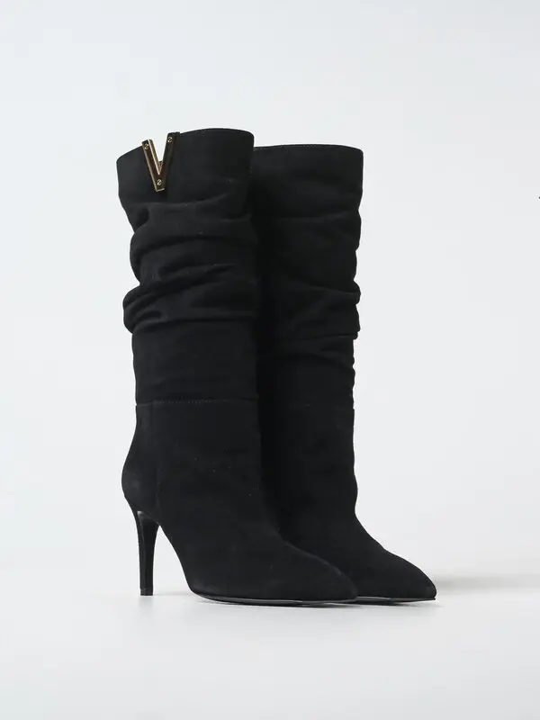 VIA ROMA 15 Ruched High Heel Boots