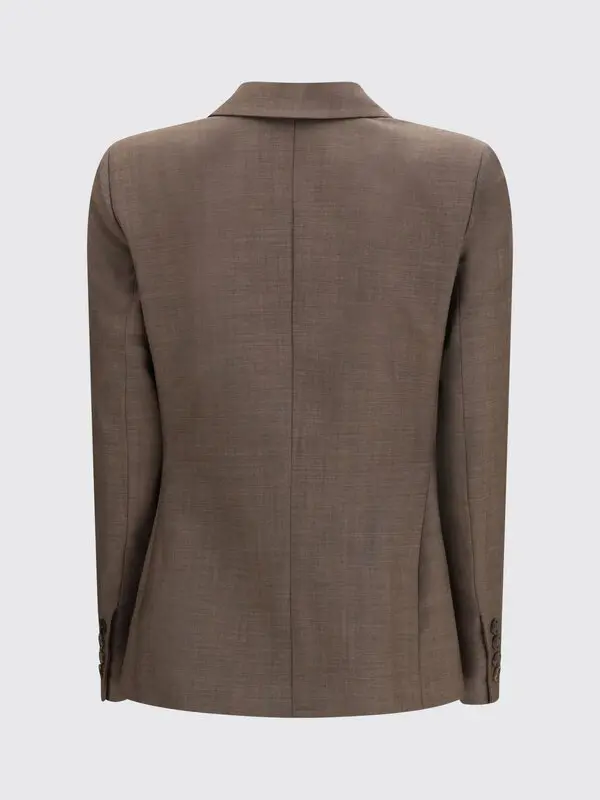 BLAZÉ MILANO Double-breasted Virgin Wool Blazer With Peak Lapels