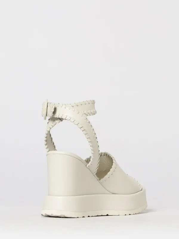 PALOMA BARCELO Nappa Wedge Sandals
