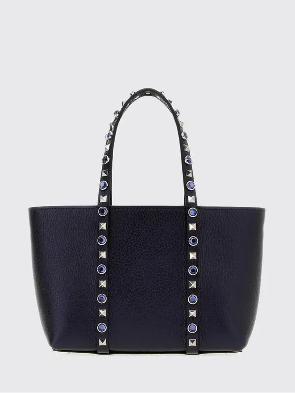 Valentino Garavani Rockstud Mini Handbag In Leather With Crystals
