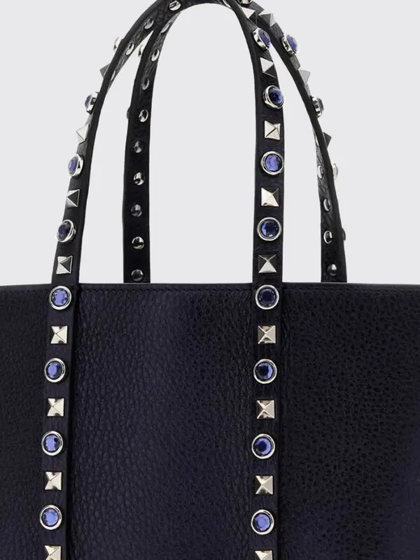 Valentino Garavani Rockstud Mini Handbag In Leather With Crystals
