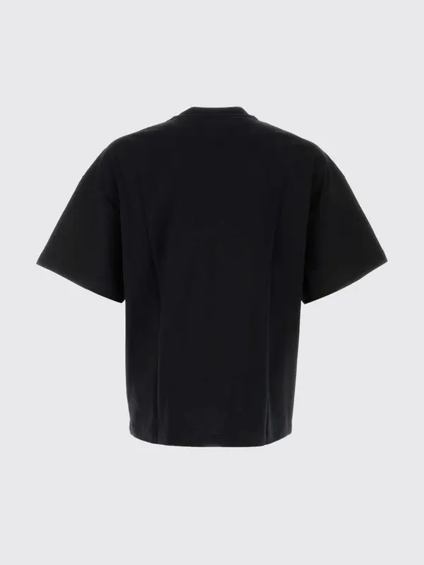 JIL SANDER Cotton T-shirt With Logo Print - Black
