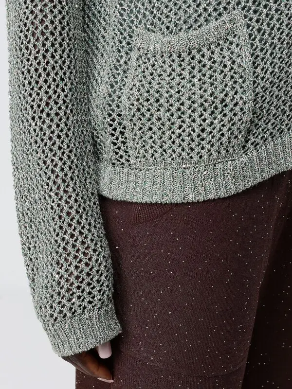 KANGRA Cotton Blend Blazer Cardigan - Mint