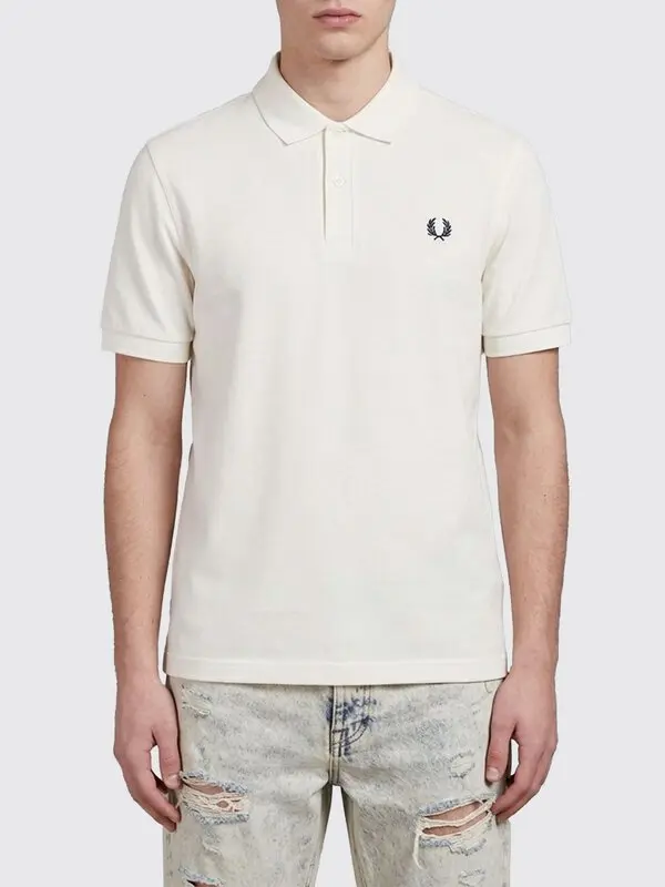 Fred Perry Cotton Polo Shirt With Logo