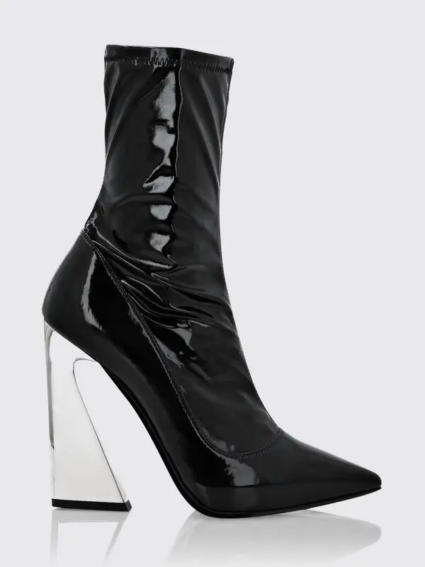 Philipp Plein Patent-effect Stretch Ankle Boots