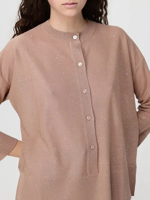 KANGRA Viscose Blend Cardigan - Beige