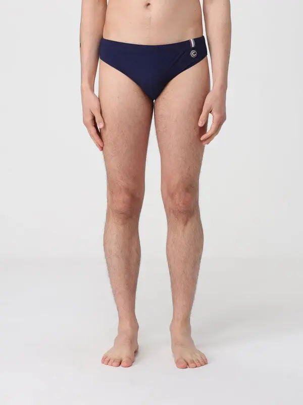 COLMAR Stretch Nylon Swim Briefs - Navy