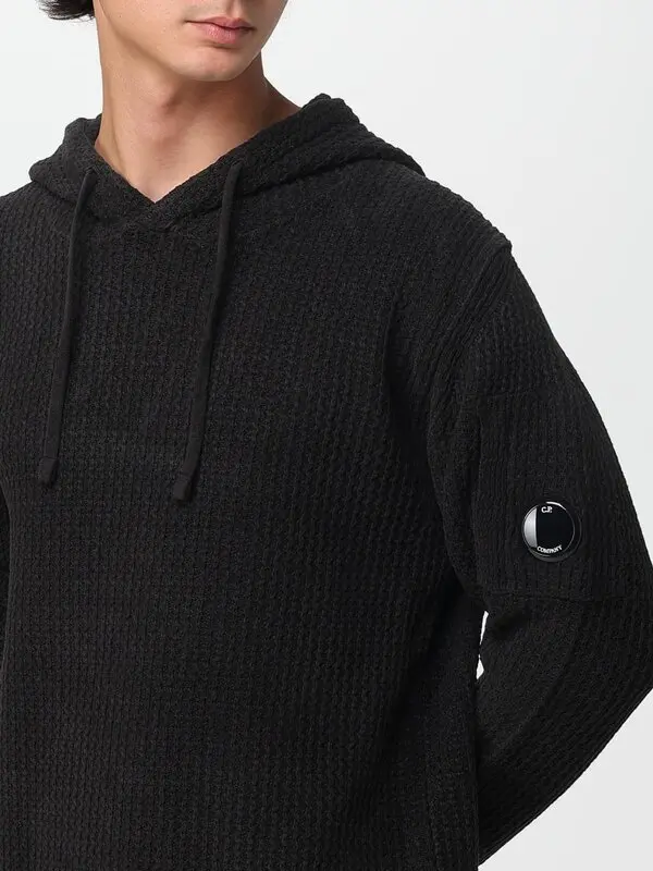 C.P. COMPANY Textured Hooded Sweatshirt