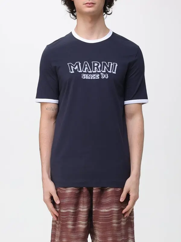 Marni T-shirt Colour - Blue