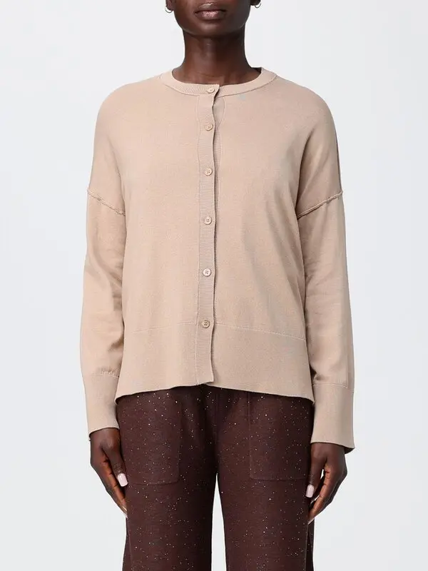 KANGRA Basic Silk And Cotton Cardigan