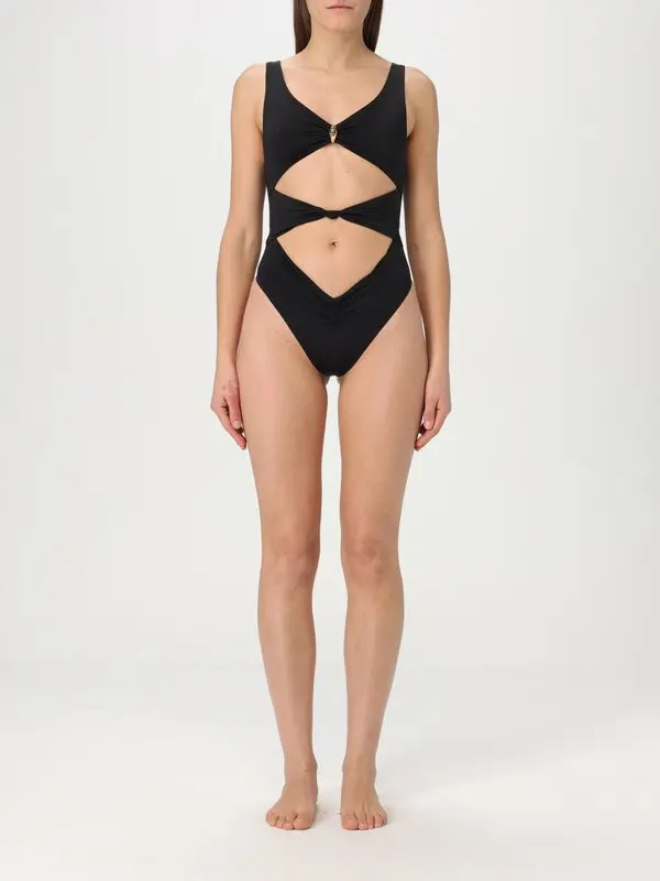 Elisabetta Franchi One Piece Swimsuit With Cut-out Detail - Black