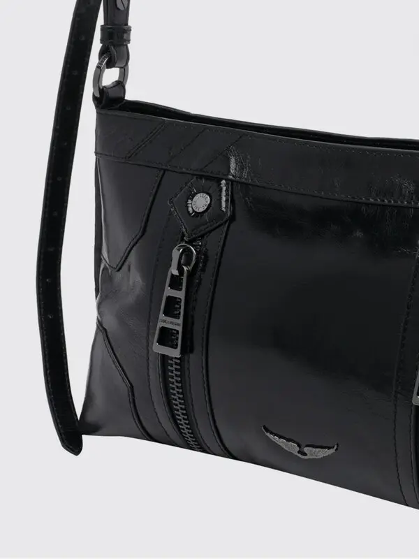 Zadig&Voltaire Smooth Calf Leather Shoulder Bag