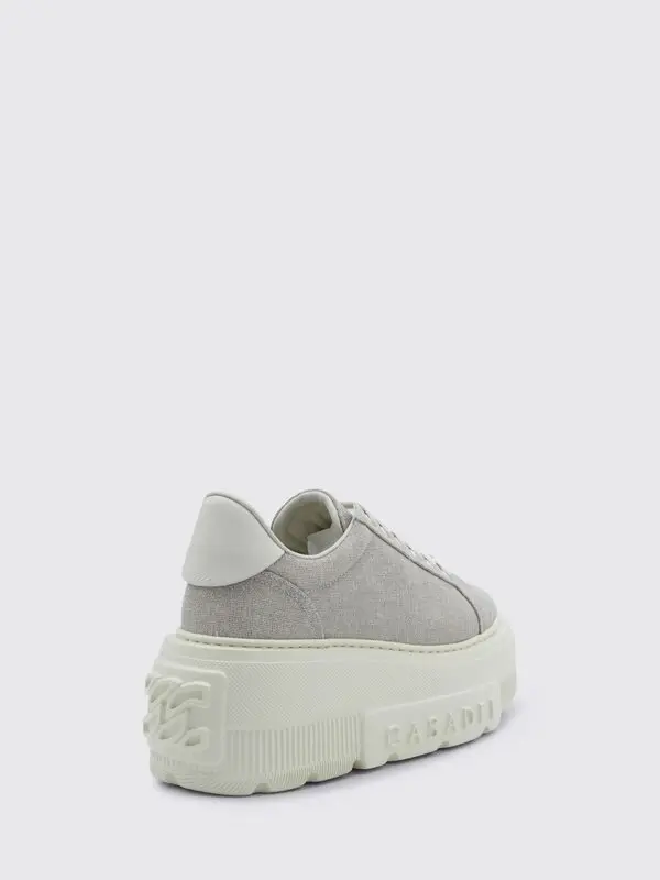 Casadei Lace-up Platform Sneakers - Natural