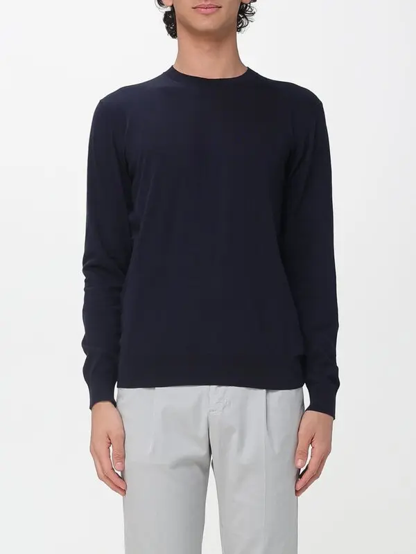 PAOLO PECORA Crew Neck Jumper - Blue