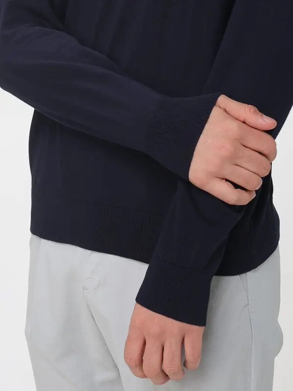 PAOLO PECORA Crew Neck Jumper - Blue