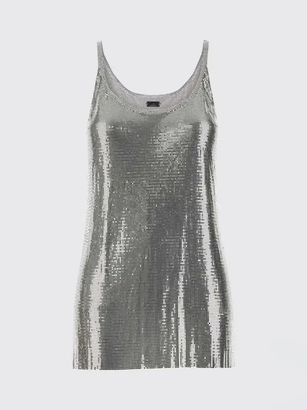 Rabanne Metallic Mesh Top