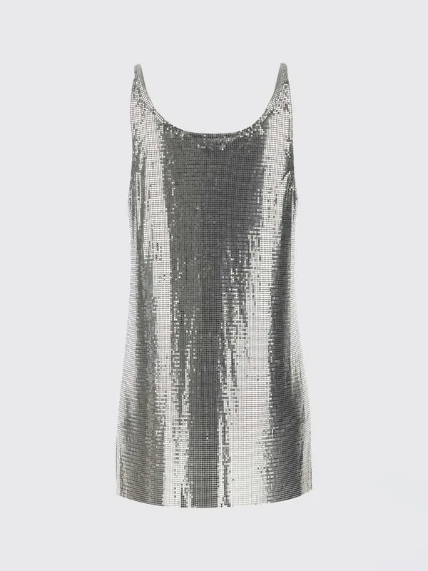 Rabanne Metallic Mesh Top