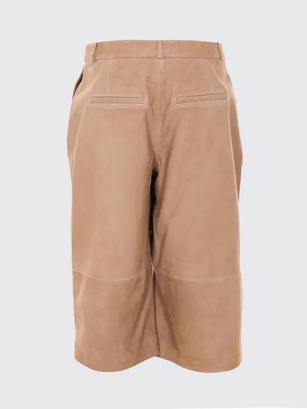 ARMA Jina Cropped Wide-leg Suede Leather Trousers