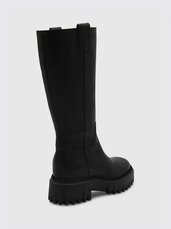 Hogan Knee-high Boots With Lug Sole