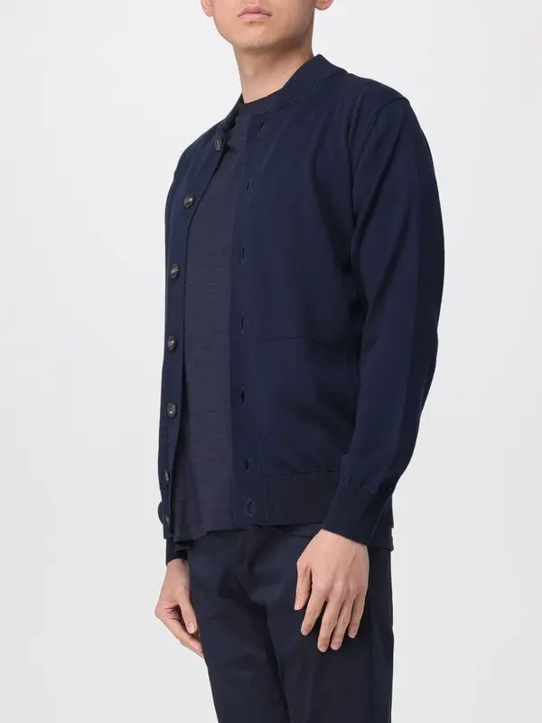 KANGRA Cotton Cardigan - Blue