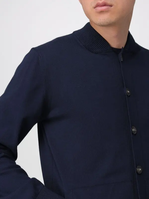 KANGRA Cotton Cardigan - Blue