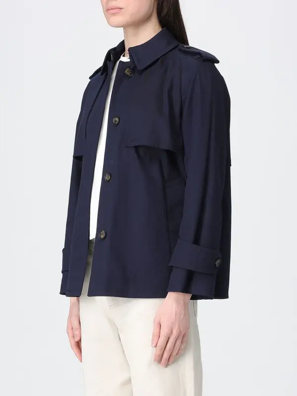 FAY Short Cotton Trench Coat