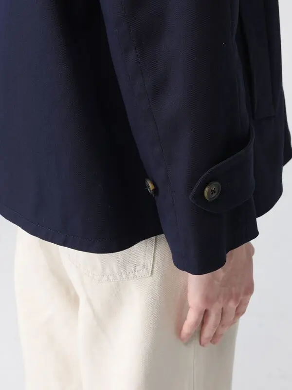 FAY Short Cotton Trench Coat