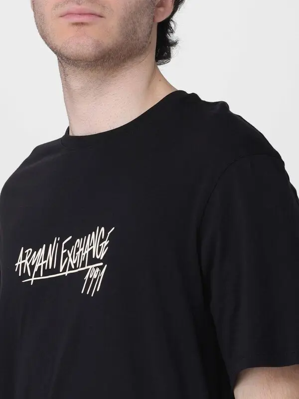 Armani Exchange Cotton T-shirt With Logo
