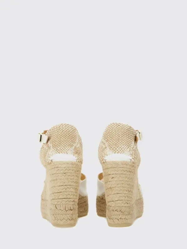 CastaÑer Carina High-wedge Canvas Espadrilles With Ankle Tie