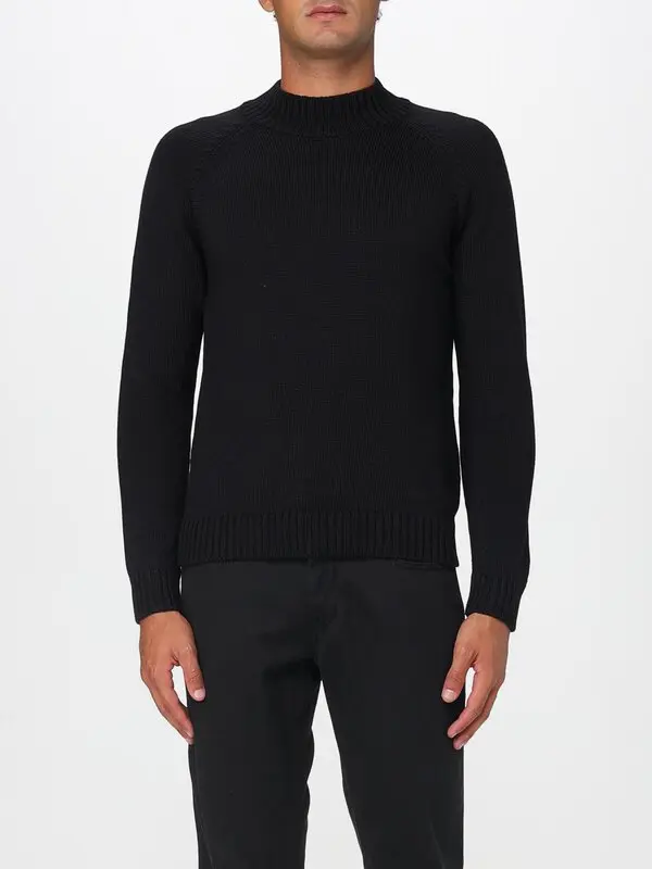 ZANONE High Neck Jumper - Black