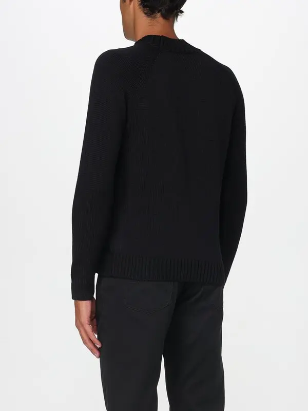 ZANONE High Neck Jumper - Black