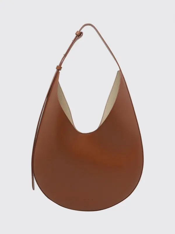 AESTHER EKME Smooth Calf Leather Hobo Bag With Adjustable Handle