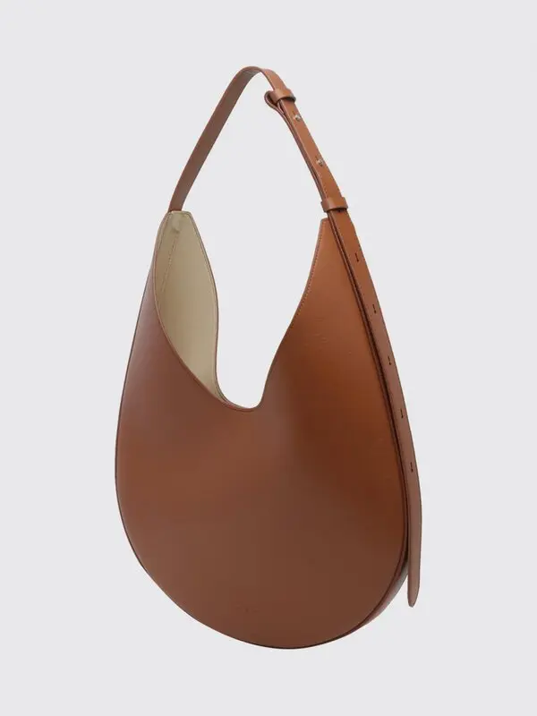 AESTHER EKME Smooth Calf Leather Hobo Bag With Adjustable Handle