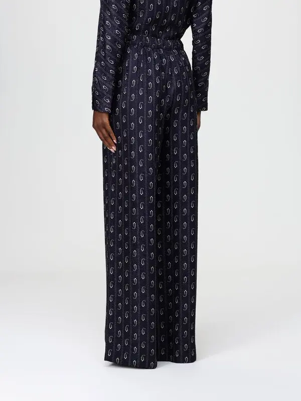 Tory Burch Wide Leg Paisley Print Trousers