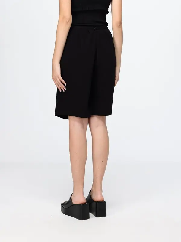 Khaite High-waisted Knee-length Cotton Shorts