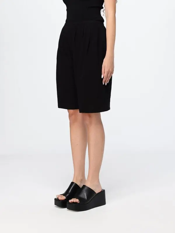 Khaite High-waisted Knee-length Cotton Shorts