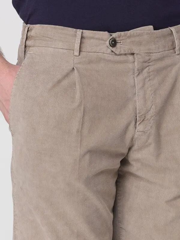 PT TORINO Velvet Tailored Shorts - Brown