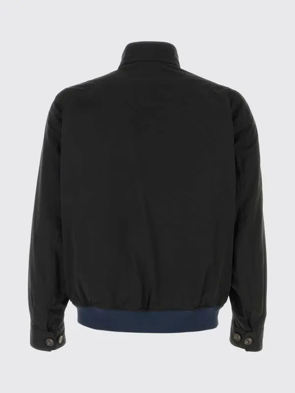 PALTO' Cotton Blend Bomber Jacket - Navy