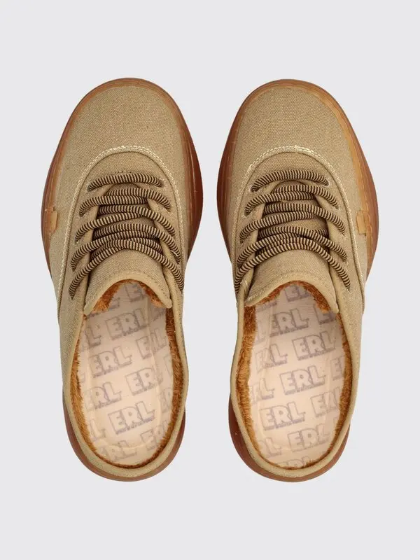 ERL Skate Sabot Sneakers In Cotton Canvas