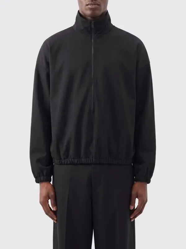 Fear Of God Relaxed Fit Wool Twill And Nylon High Neck Bomber Jacket