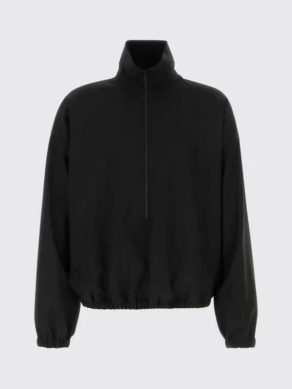 Fear Of God Relaxed Fit Wool Twill And Nylon High Neck Bomber Jacket