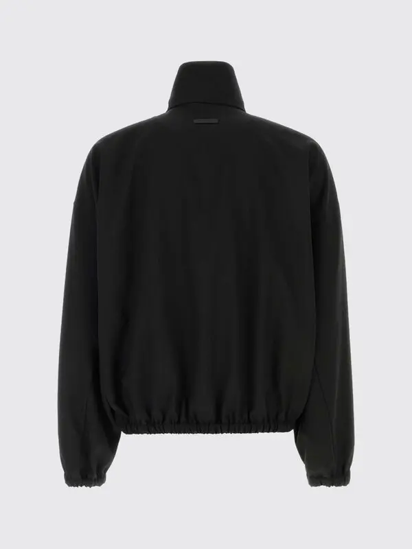 Fear Of God Relaxed Fit Wool Twill And Nylon High Neck Bomber Jacket