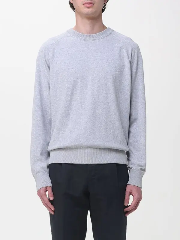 KANGRA Cotton Knitwear Crewneck Sweater - Pearl