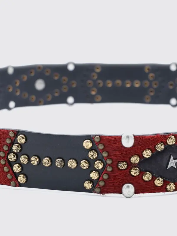 GOLDEN GOOSE Embellished Leather Belt