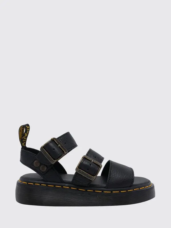 Dr. Martens Platform Buckled Heeled Sandals