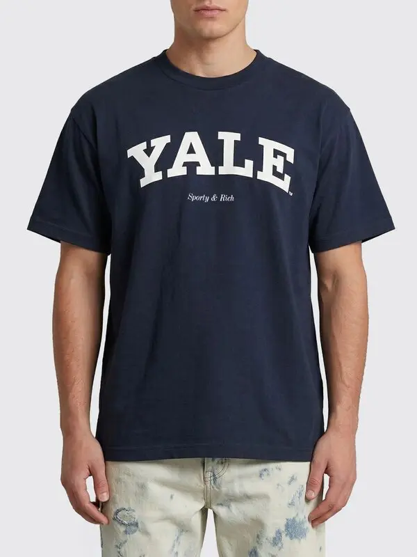 SPORTY & RICH Yale Classic Cotton T-shirt